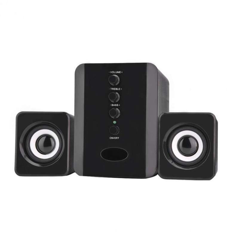 Jual SADA D-202 Speaker Stereo 2.1 with Subwoofer & USB Power - Black ...