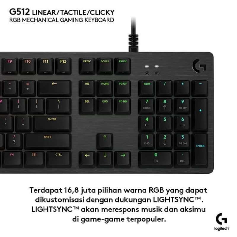 Jual Logitech G512 Rgb Mechanical Gaming Keyboard Di Seller Good Gaming ...