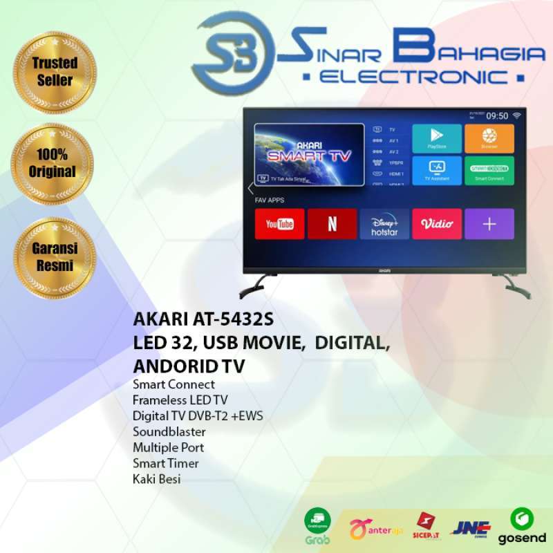 Jual AKARI AT-5432S LED 32 USB MOVIE DIGITAL ANDORID TV (NEW)(KHUSUS ...