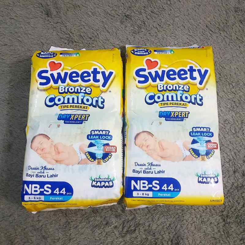 Jual Sweety bronze comfort Nb-S44 Perekat New born S 44 popok baru ...