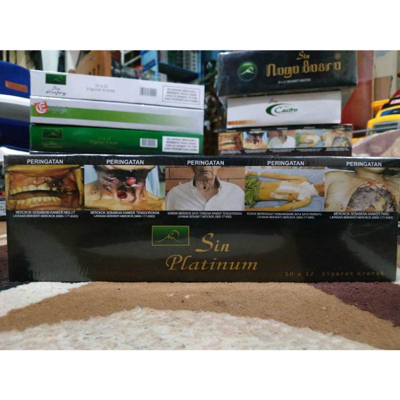 Jual Rokok Herbal Sin Platinum Konven 1 Slop di Seller Hanzie Store ...