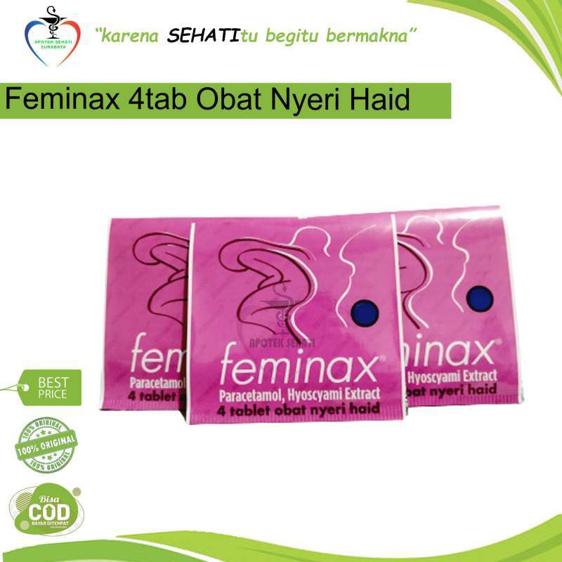 Promo Feminax Obat Pereda Nyeri Haid Per 3 Strip Antinyeri Diskon 10% ...