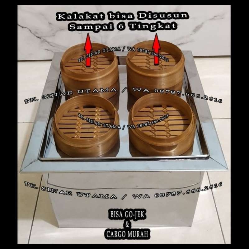 Jual Tempat Alat Steamer Panci DIMSUM DIM SUM HAKAO Kukus Kukusan ...