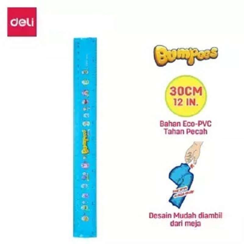 Jual Deli penggaris elastis 30 cm mistar lentur penggaris plastik ...