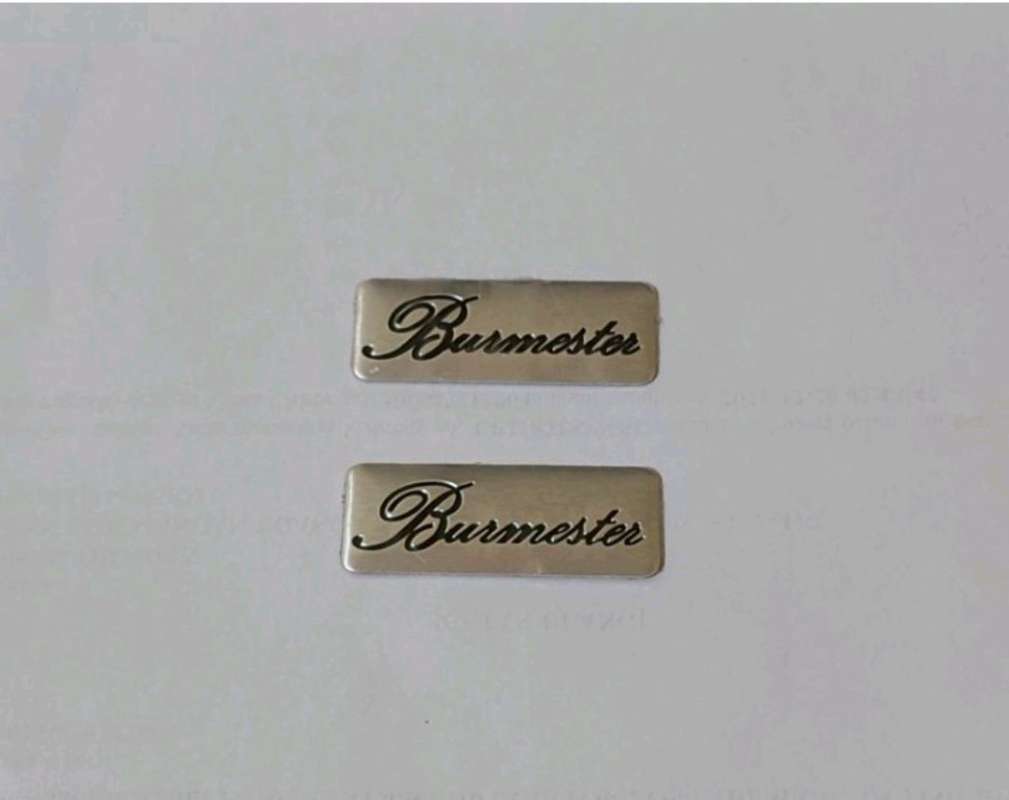 Jual Emblem Alumunium Sticker Decals 3D Logo BURMESTER Audio Speaker di ...