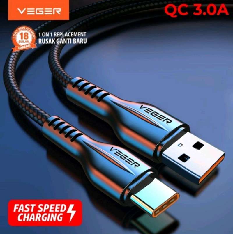 Kabel Charger Veger 🔥 Harga & Spesifikasi Terbaru Juli 2025
