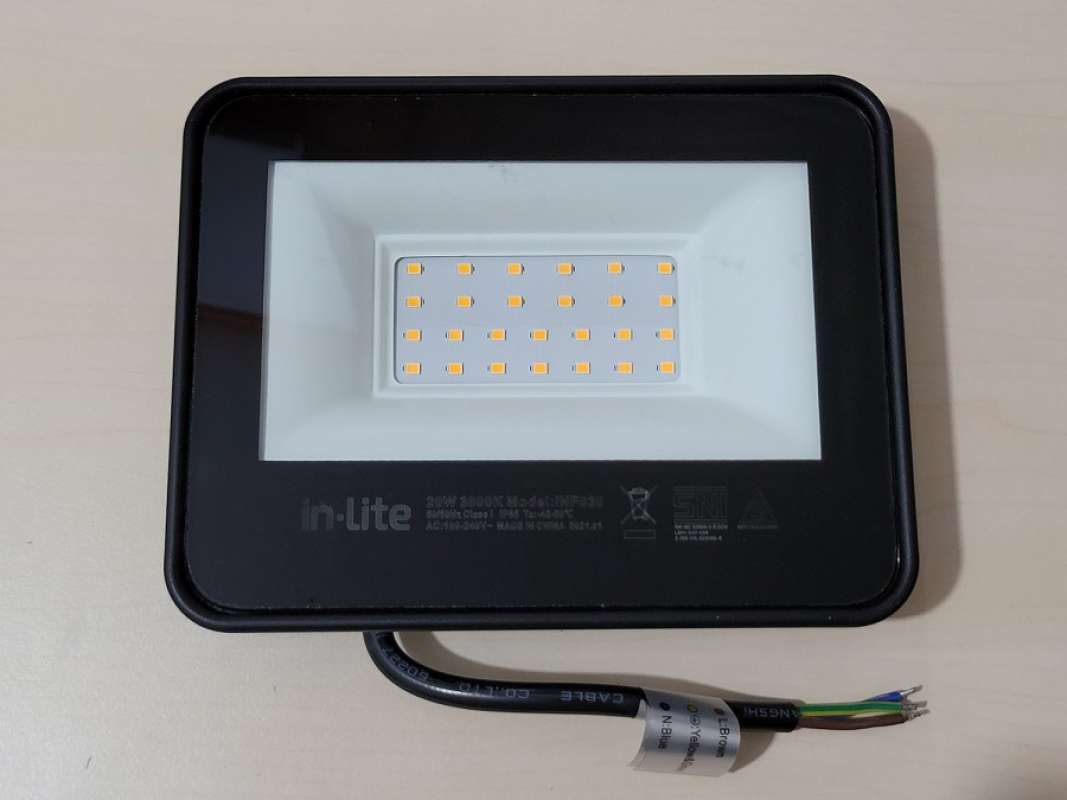 Promo Lampu sorot 20watt KUNING LED inlite value INF030 in-lite ...