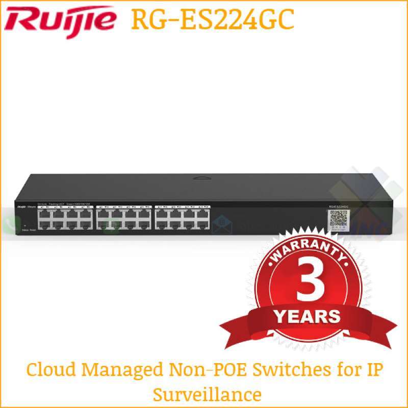 Jual RUIJIE RG-ES224GC 24-Port Gigabit Smart Switch Cloud Managed di ...