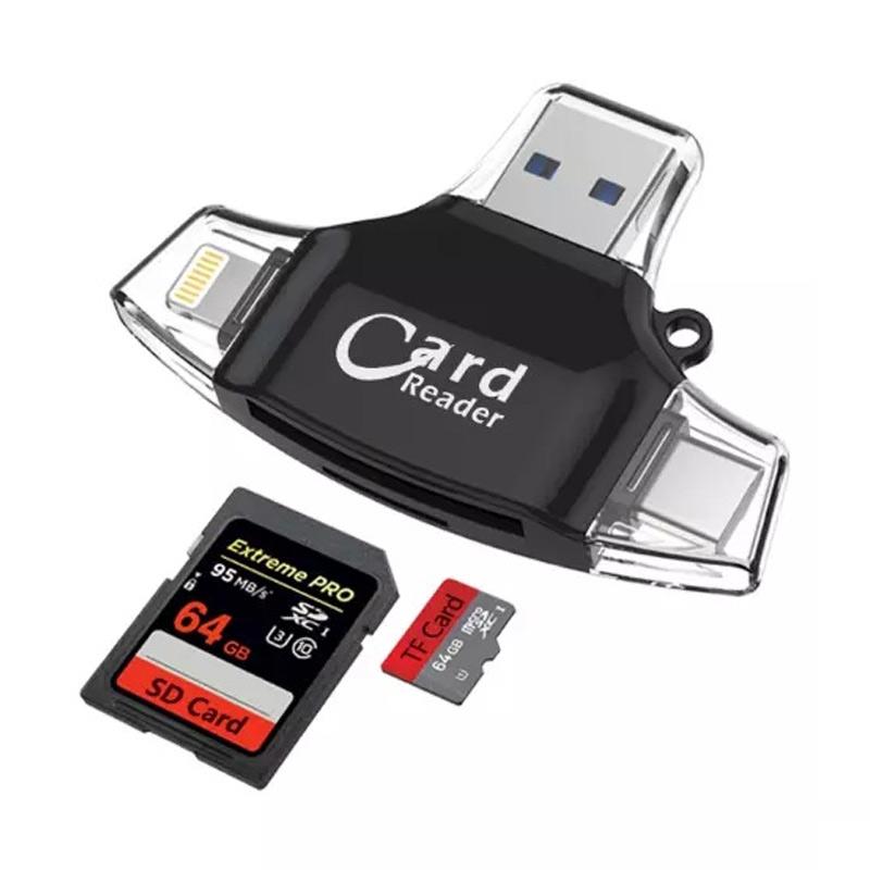 Promo Wiretek 4in1 Dual Card S Card Reader Diskon 25% di Seller Toko ...