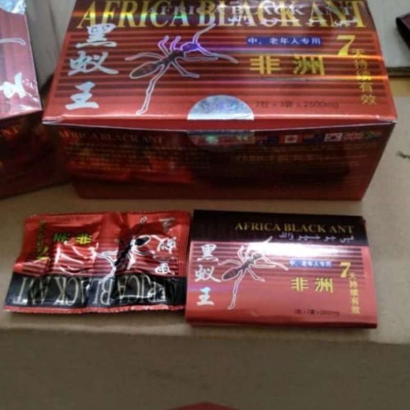Jual Obat Kuat Kapsul Semut Afrika Original Isi 1 Sachet 2 Kapsul Asli ...