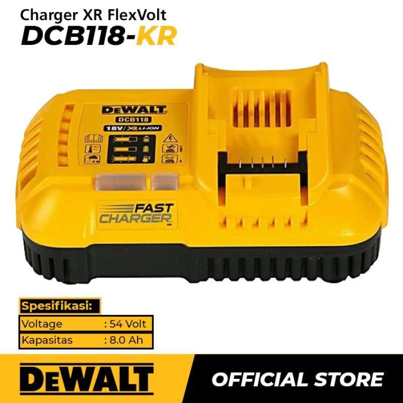 Jual Dewalt Dcb118 18/54volt Xr Multi Voltage Fast Charger / Pengisi ...
