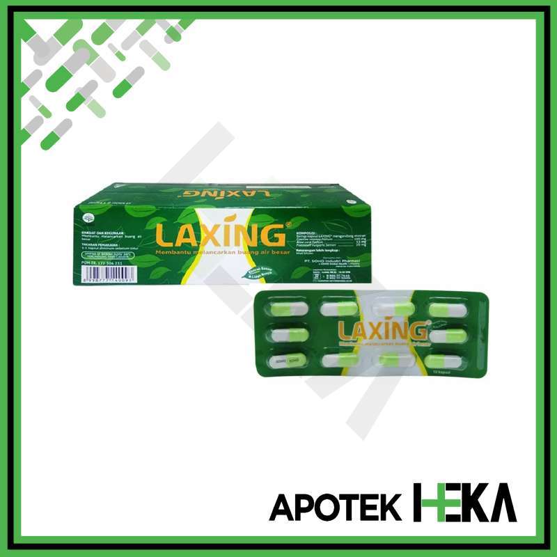 Jual Laxing Box isi 10x10 Tablet - Obat Sembelit Pencahar di Seller ...