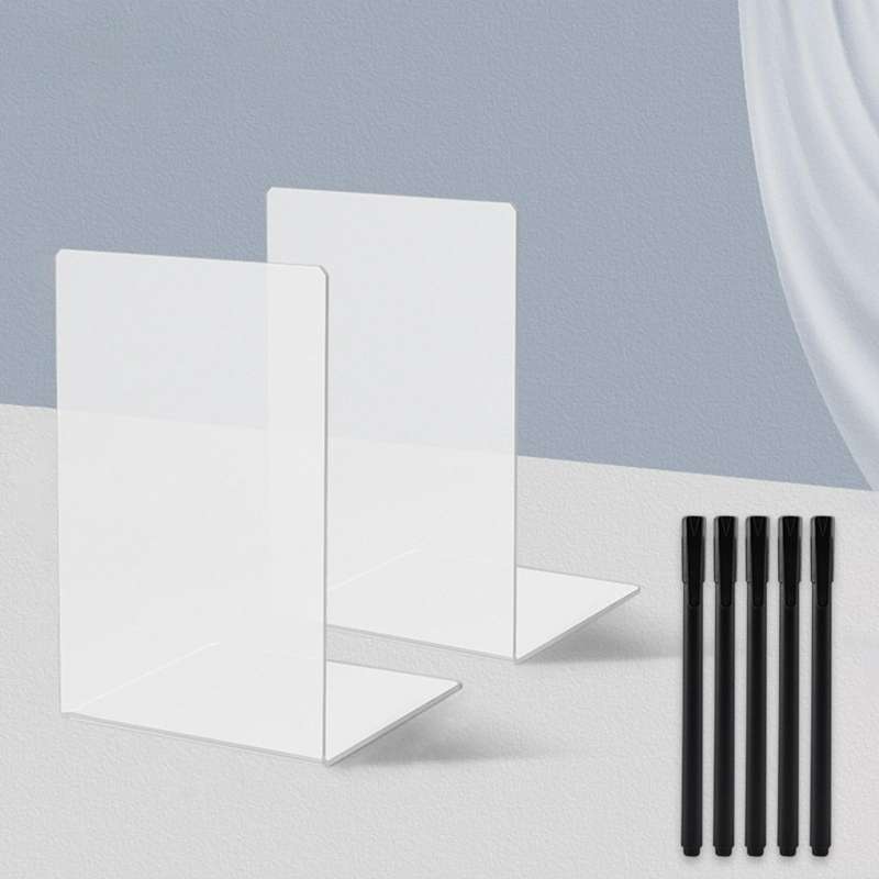 Jual Book End Desktop Organizer Book Stopper For Workspace Library ...