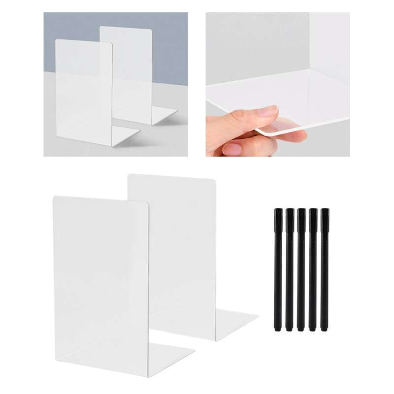 Jual Book End Desktop Organizer Book Stopper For Workspace Library ...