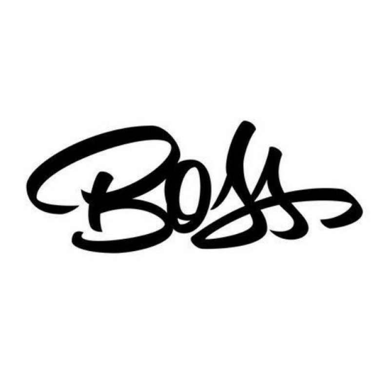 Jual Sticker Boss, Logo Boss - Putih Di Seller Wagiman Sticker - Loram ...