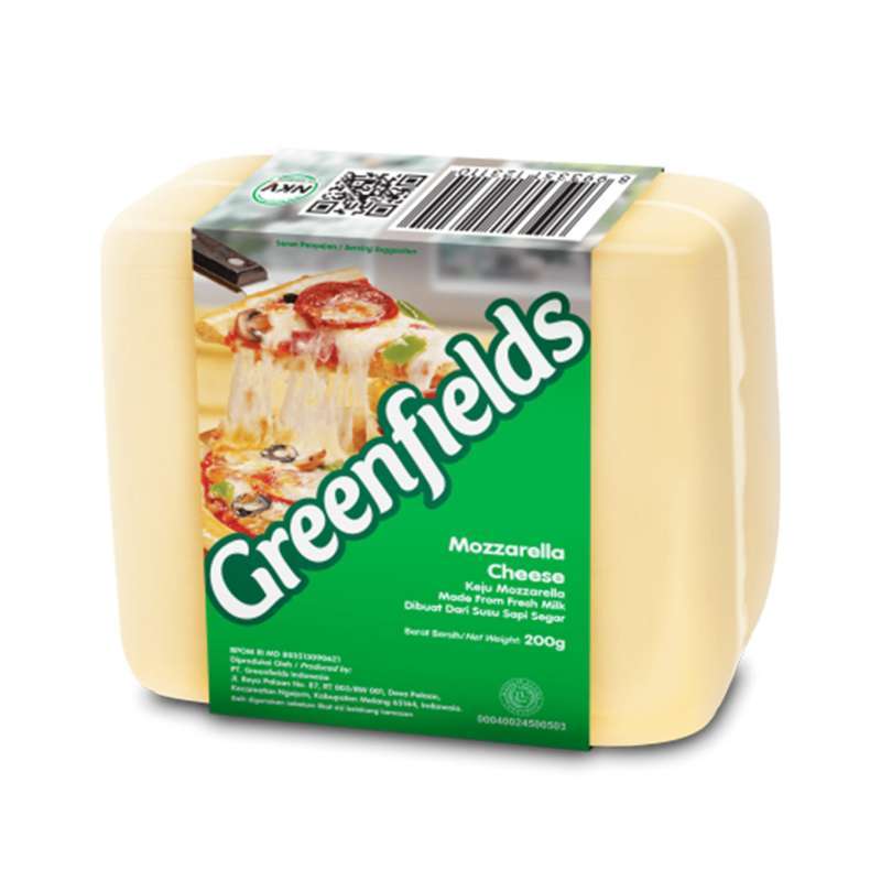 Promo Greenfields Mozzarella Cheese Made From Fresh Milk 200g / 200 ...