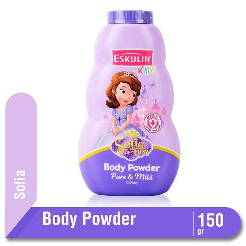 Jual eskulin kids body powder pure & mild 150g di Seller Warung Haki ...