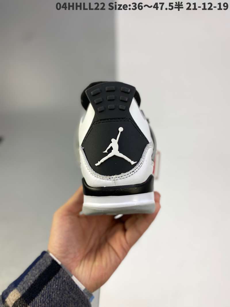 Jual Nike Air Jordan 4 Retro White Oreo White And Black Cement Nike Air ...