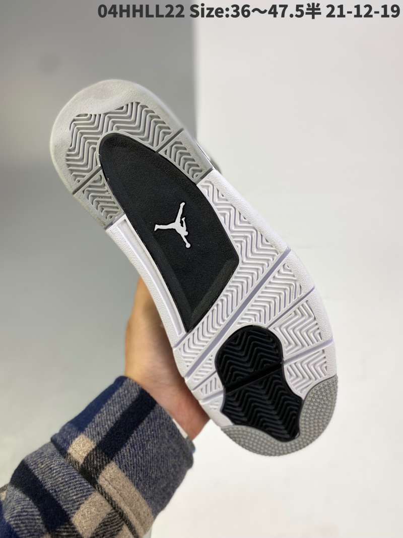 Jual Nike Air Jordan 4 Retro White Oreo White And Black Cement Nike Air ...