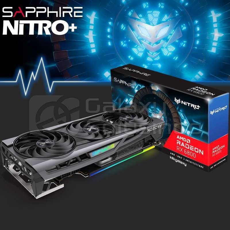 Jual SAPPHIRE AMD Radeon RX 6800 NITRO+ 16GB GDDR6 NITRO PLUS di Seller ...