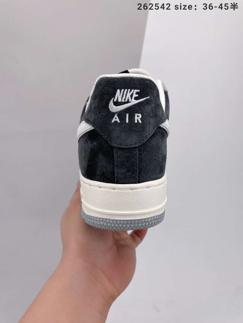 Jual Nike Air Force 1 Low Af1 Grey Stitched Suede Air Bugle Low Top ...