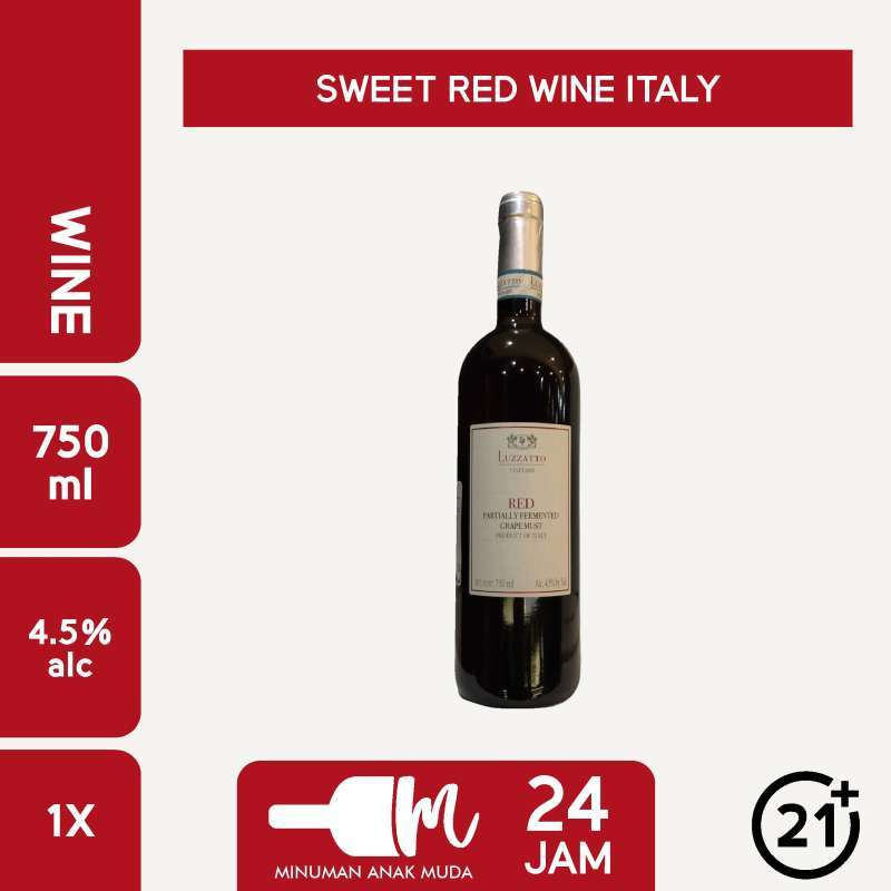 Jual Luzzato Rosso 750ml ( Sweet Red Wine Italy ) di Seller Minuman ...