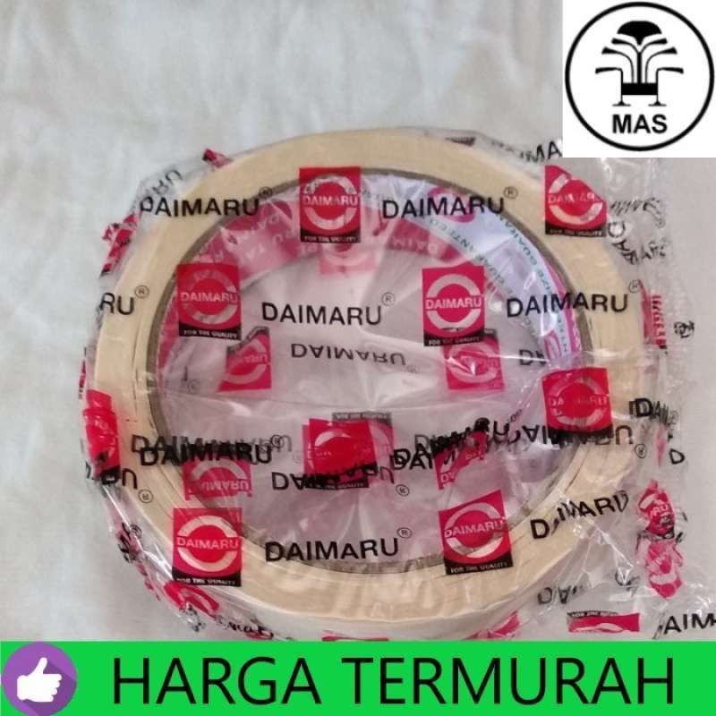 Jual Lakban Kertas 1inch Daimaru / Lakban Kertas 1in Daimaru / Masking ...