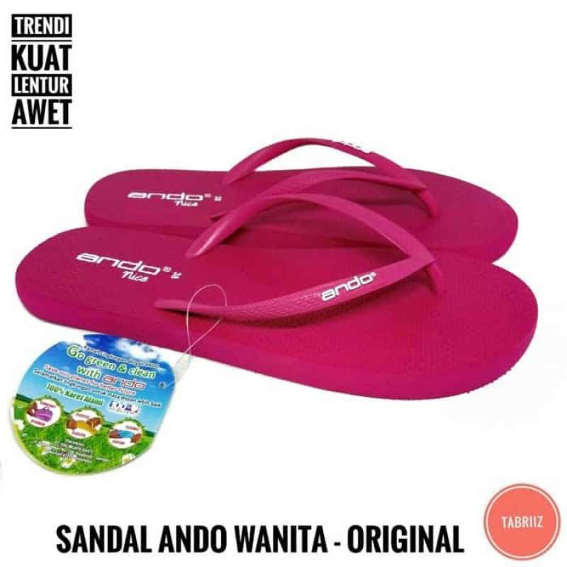 Jual Ando Sandal Jepit Wanita/sandal Flip Flop/ando Nice Original - 40 ...