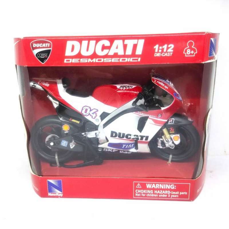 Jual diecast MotoGP Ducati miniatur motor gp 1:12 bahan besi di Seller ...