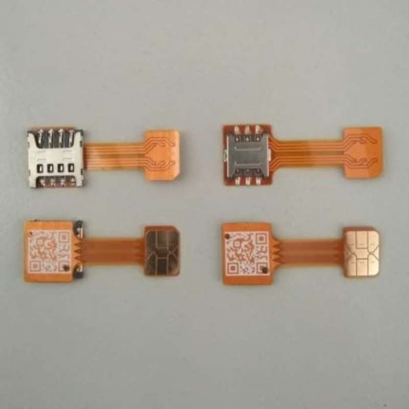 Jual DUAL Nano to Nano Sim CONVERTER Extender Hybrid SD card slot ...