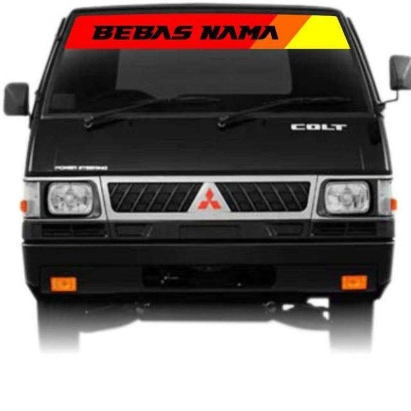Jual Sticker cutting nama untuk kaca depan mobil pick up bebas request ...