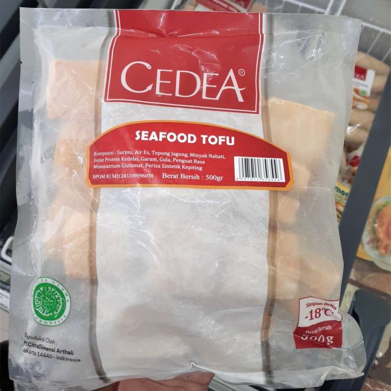 Jual CEDEA premium seafood tofu 500g di Seller MegaFroz Frozen Mart ...