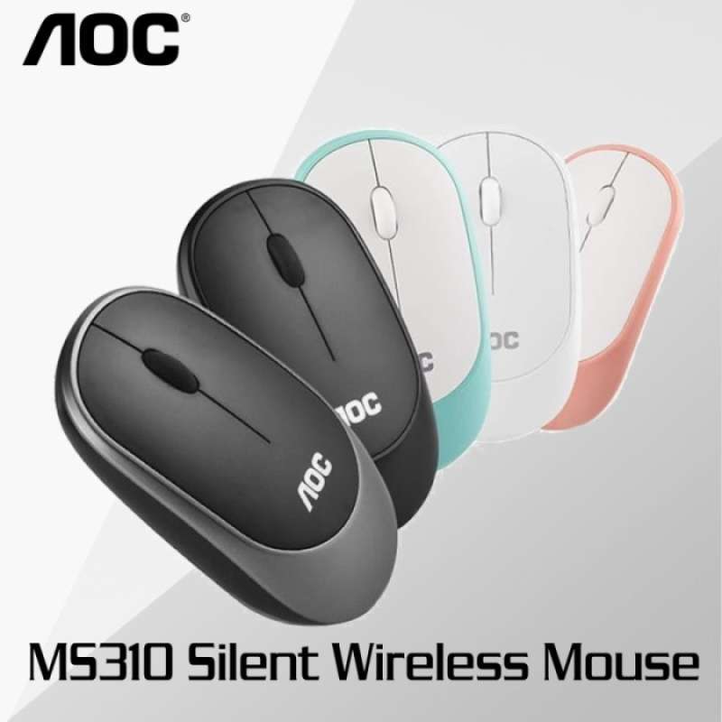 Promo AOC MS310 Silent Wireless Mouse - Merah Muda Diskon 1% di Seller ...