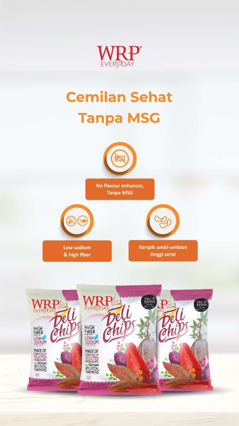 Promo Wrp Delichips Salt & Pepper Bundle Keripik [12 Pcs/ 40g] Diskon ...