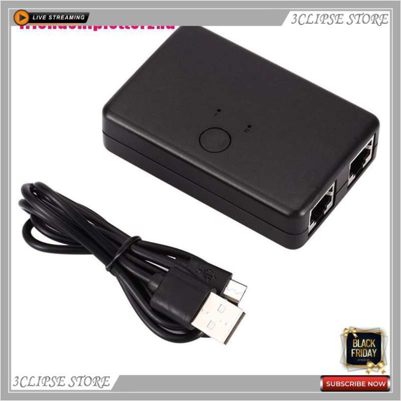 Promo Adaptor Kotak Saklar Jaringan Ethernet Lan Rj45 2 Port Mini Diskon 19 Di Seller 3clipse