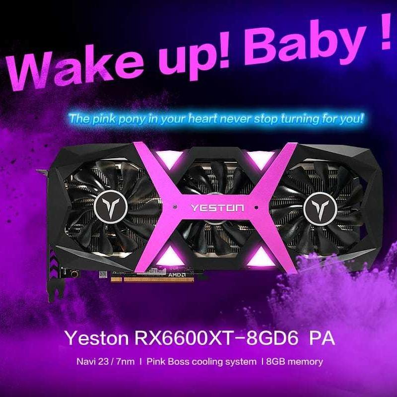 Jual Vga- Yeston Rx 6600 Xt 8gb Gddr6 Pa Triple Fan Di Seller Vurrion ...