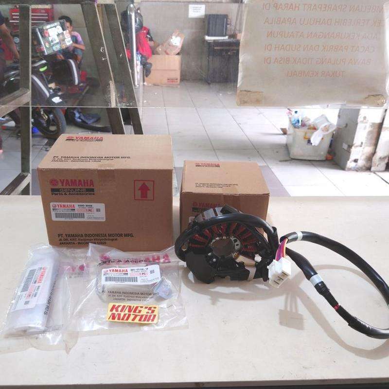 Jual Spull Spool Stator Spul Aerox 155 Vva Old Kabel Panjang 04498 Ori Ygp di Seller Yamaha King ...