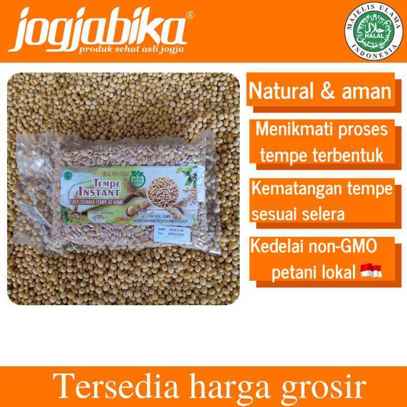 Jual Tempe Kedelai Lokal Non GMO Instan Kit Bikin Sendiri Asli Jogja ...