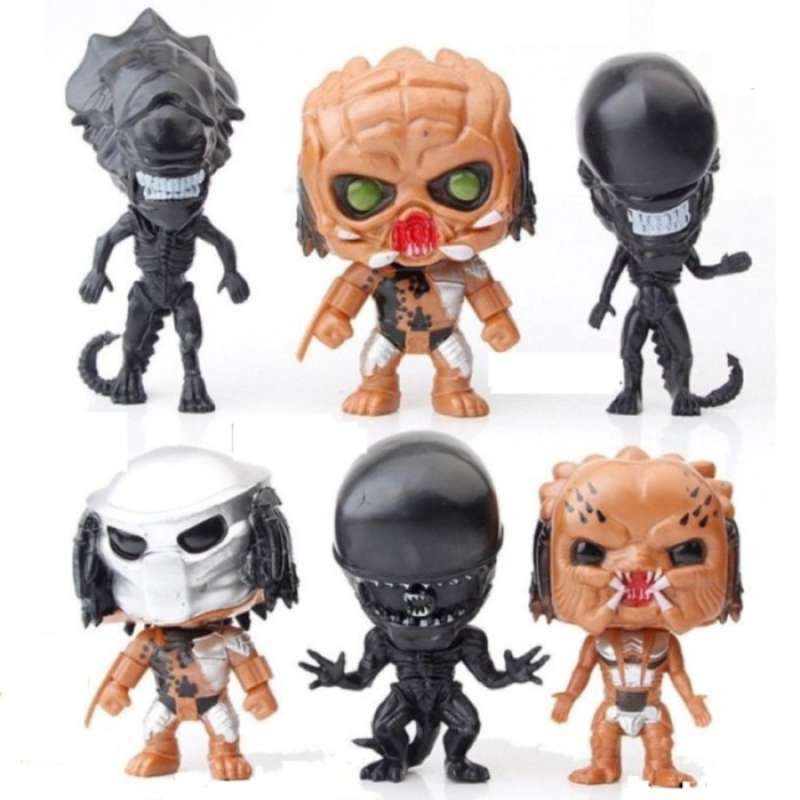 Jual FUNKO POP ALIEN VS PREDATOR ACTION FIGURE SET 6 di Seller Gsung ...