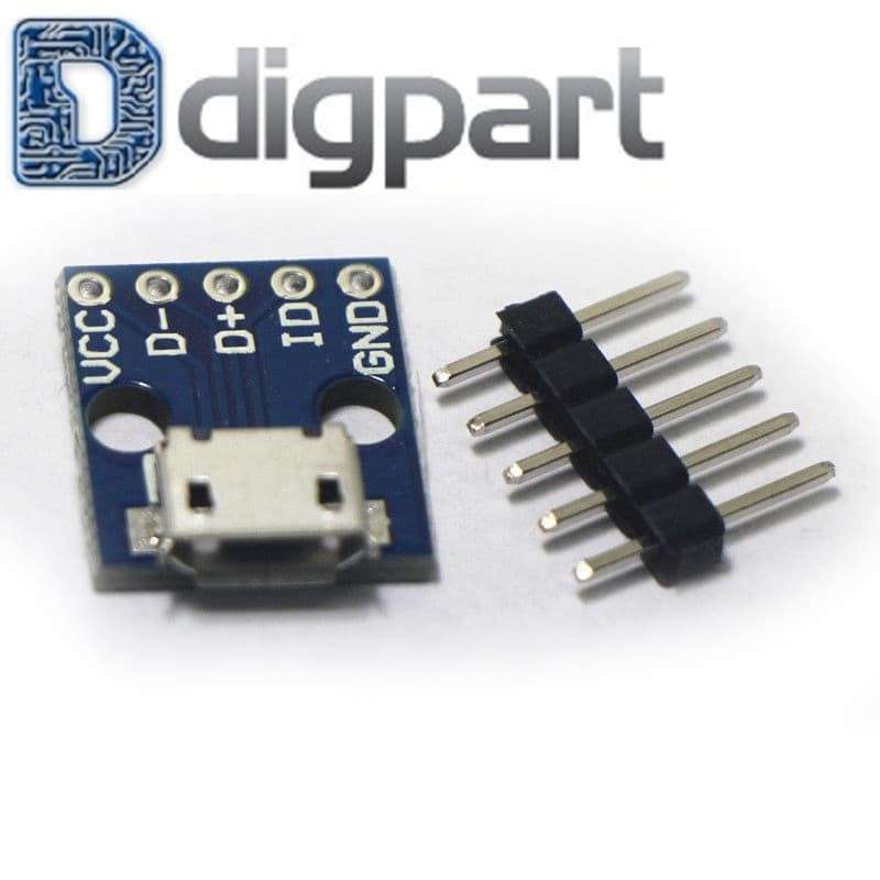Jual Micro USB Interface Power Adapter Board USB 5V Breakout Module di ...