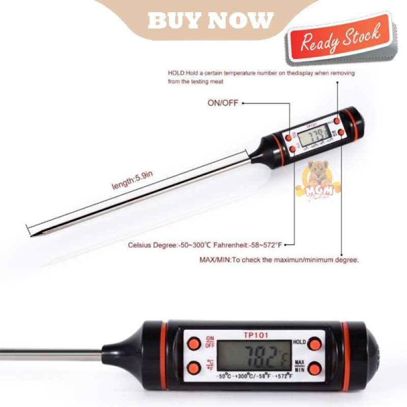 Jual Termometer Digital Masak Daging Minuman Digital Cooking ...