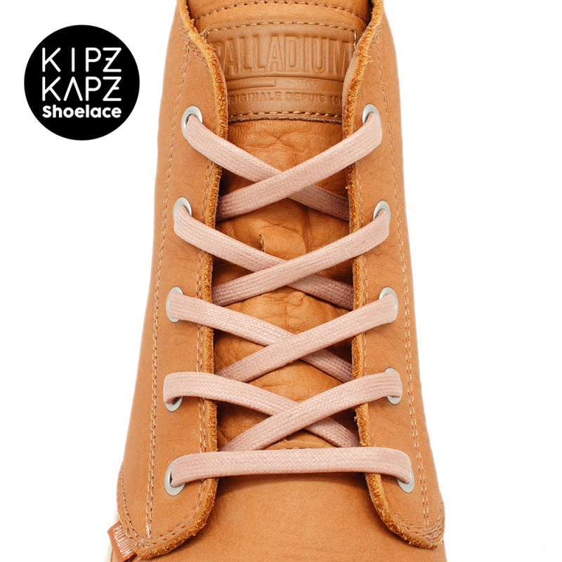 Jual Kipzkapz Ws42 Tali Sepatu Lilin / Waxed Cotton Flat Shoelace [6mm ...
