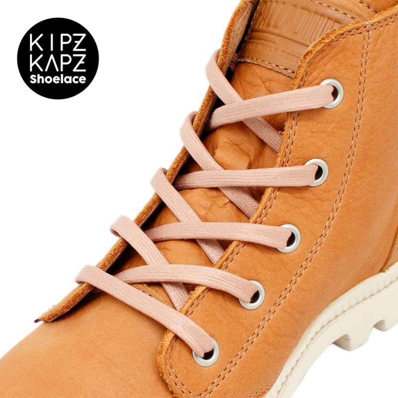 Jual Kipzkapz Ws42 Tali Sepatu Lilin / Waxed Cotton Flat Shoelace [6mm ...