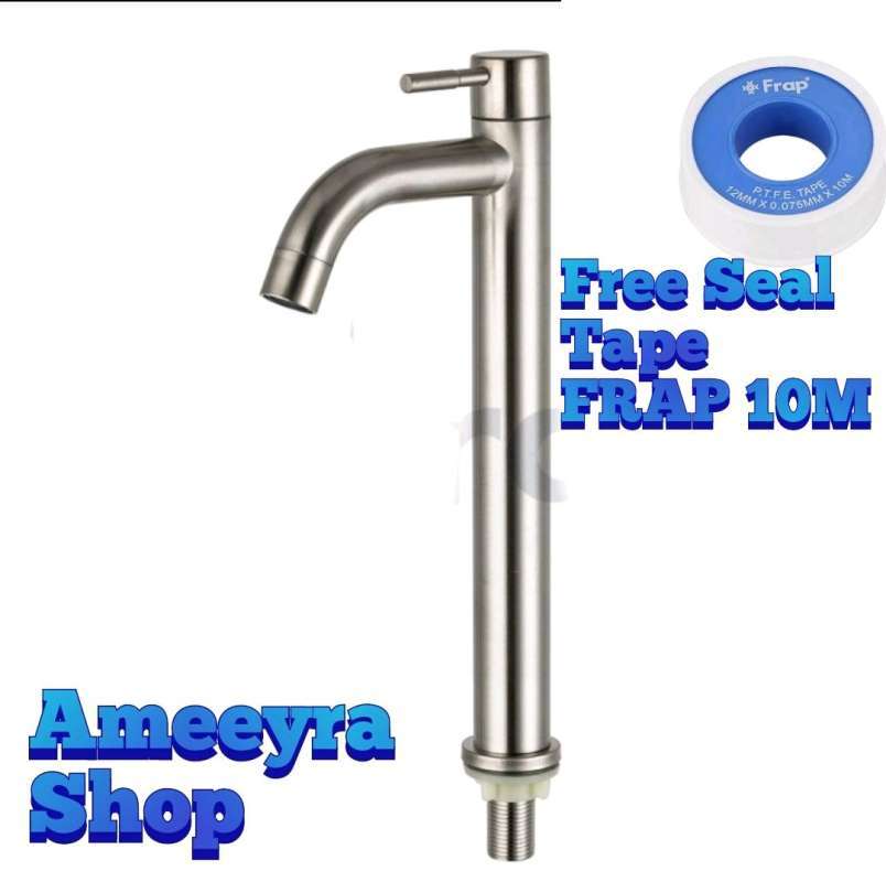 Promo Kran Sink/Wastafel Kitchen Tap FRAP IF 1236 Tinggi 18cm Stainless ...