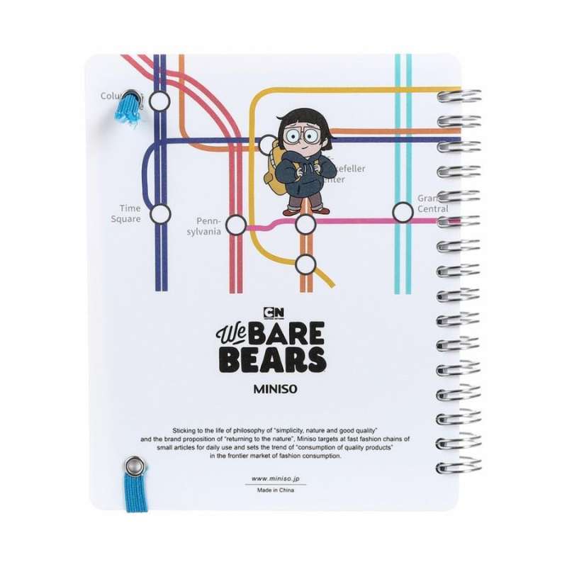 Jual Miniso Official Buku Students Book We Bare Bears - Wirebound Book ...