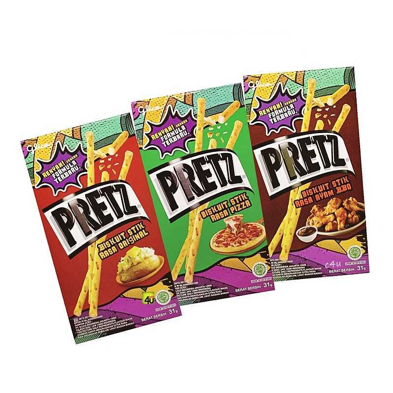 Jual PRETZ - Biscuit Pretzel Stick - 31gr di Seller cemilan4u - Babakan ...