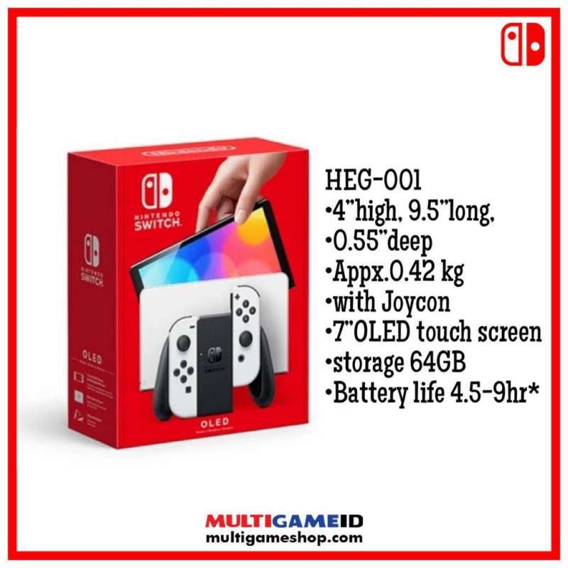 Jual NEW Nintendo Switch Oled White Asia Hongkong di Seller MultiGameID ...
