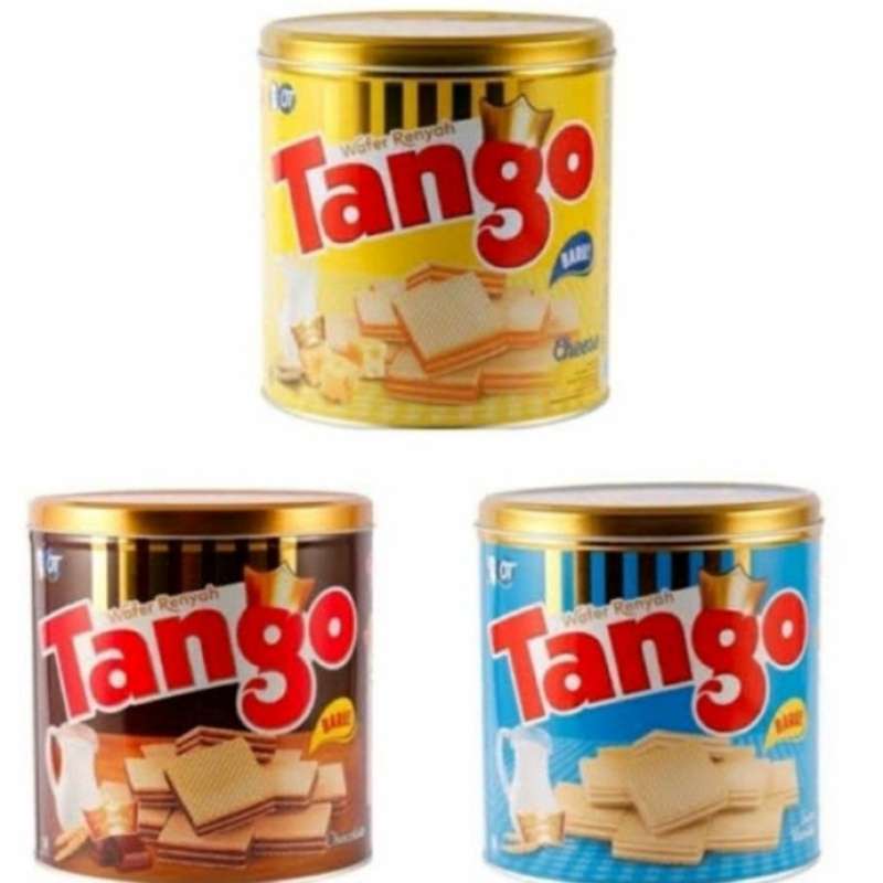 Jual Tango Wafer Kaleng 300 gram 300g Vanilla Keju Coklat chocolate ...