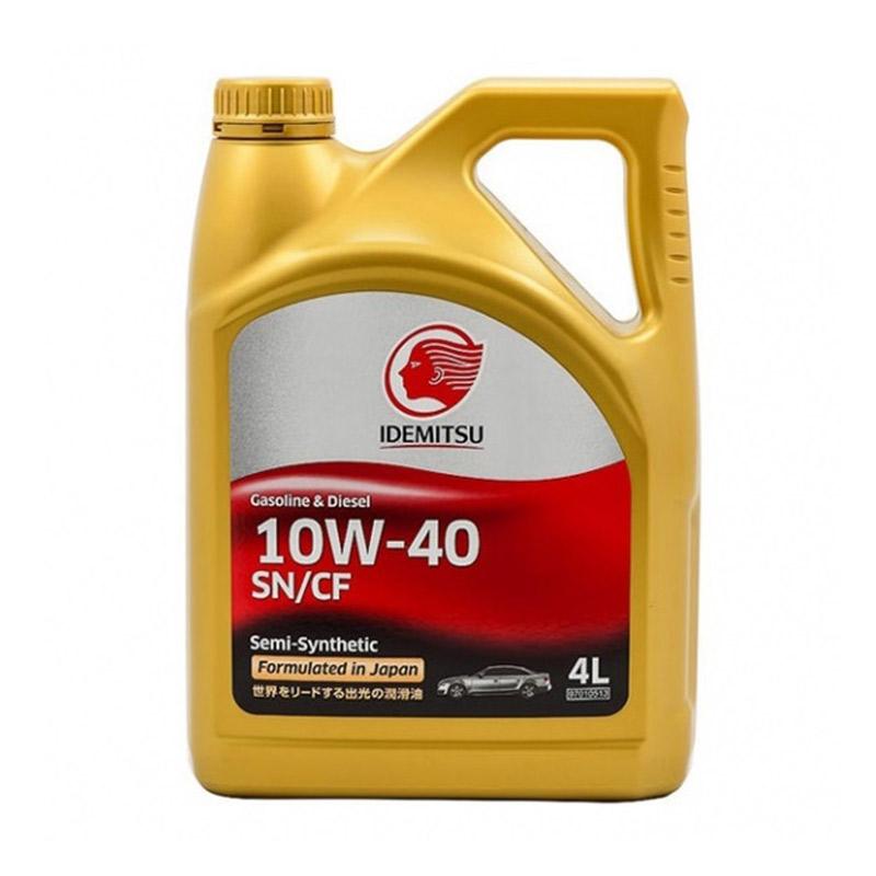 Jual Idemitsu SN-CF 10W-40 Oli Mobil [4 L] di Seller Sumber Tali Mas ...