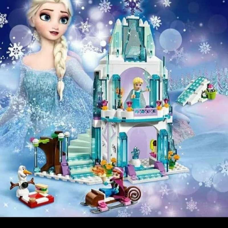 Promo Sy lego princes elsa frozen castle istana elsa Diskon 9% di ...